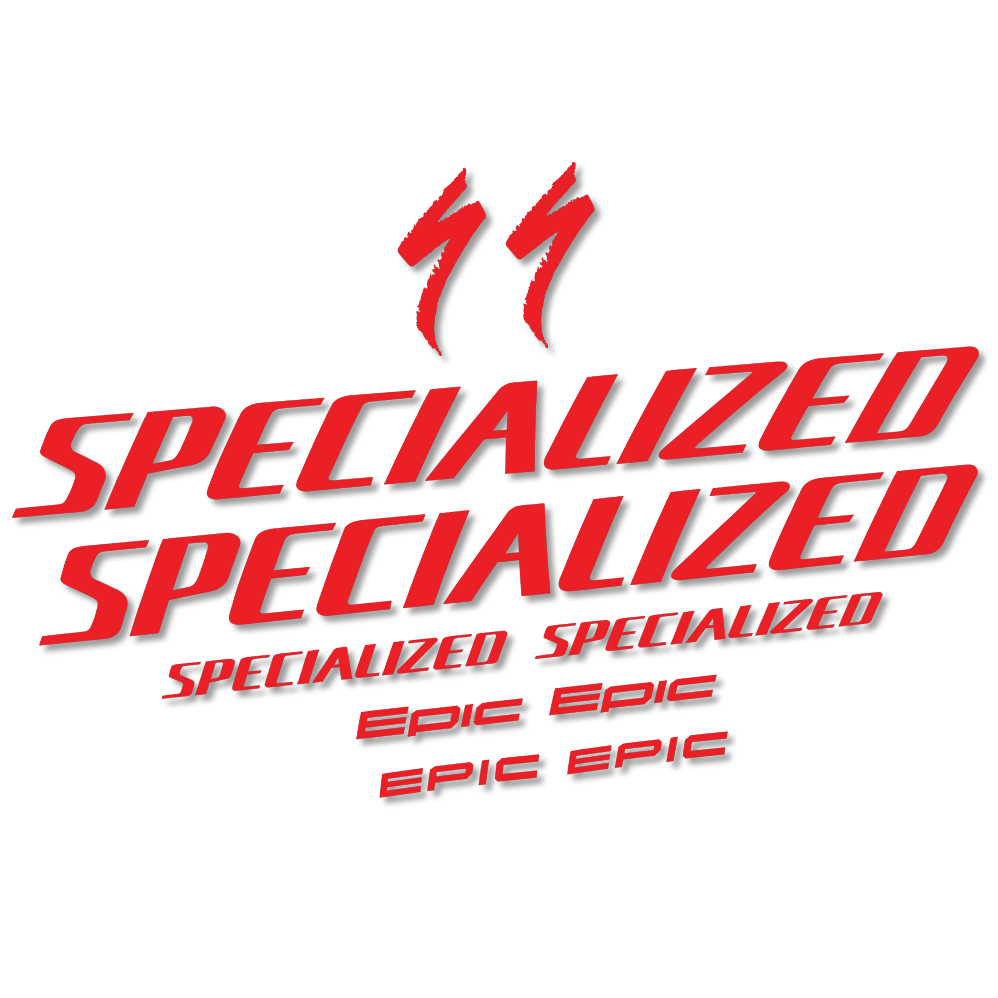 Specialized Epic Frame Decals & Aufkleber – custombikedecal