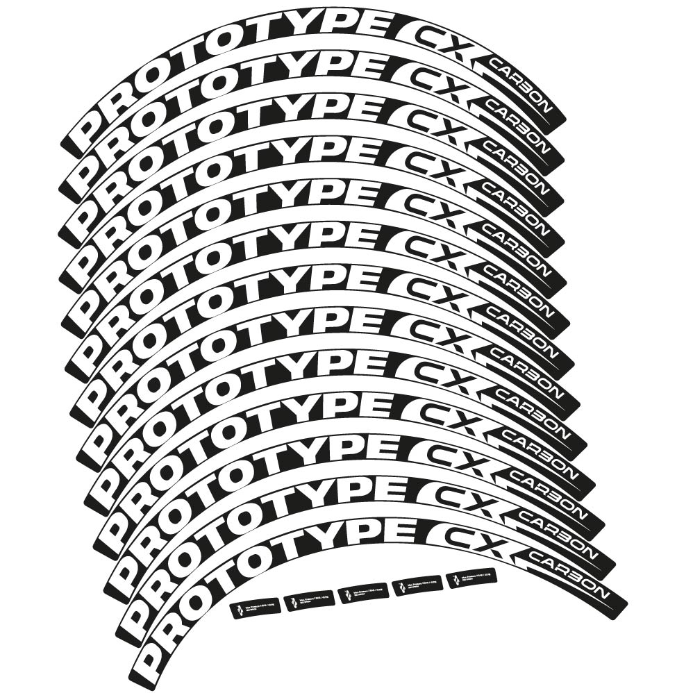 Decal Prototype CX Carbon 2018, MTB Wheel 29, bike sticker vinyl ...