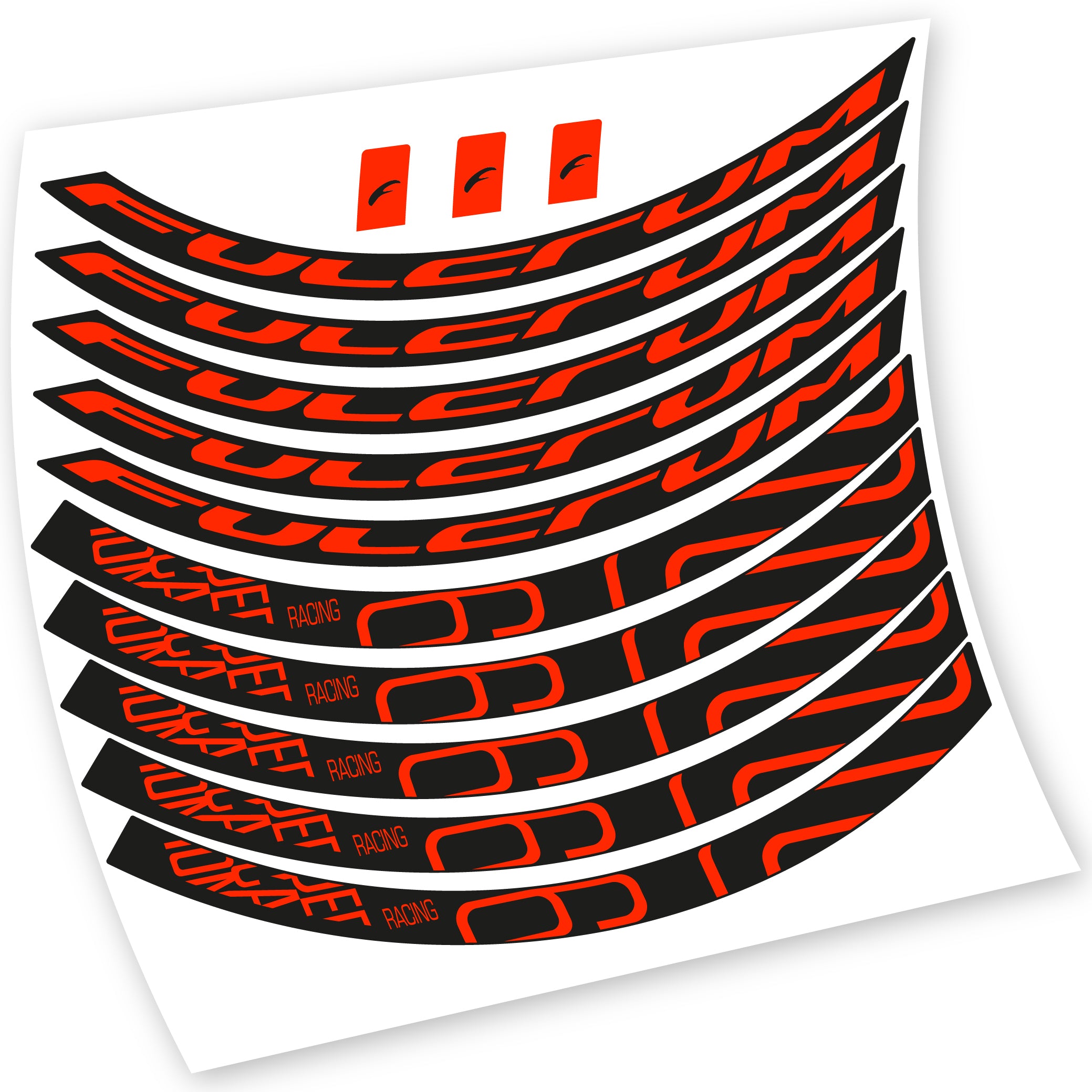 Decals, Fulcrum Racing 6, MTB Wheel, Bike sticker vinyl – custombikedecal