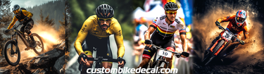Custom Bike Stickers & Decals | Personalized Vinyl fahrrad aufkleber ...