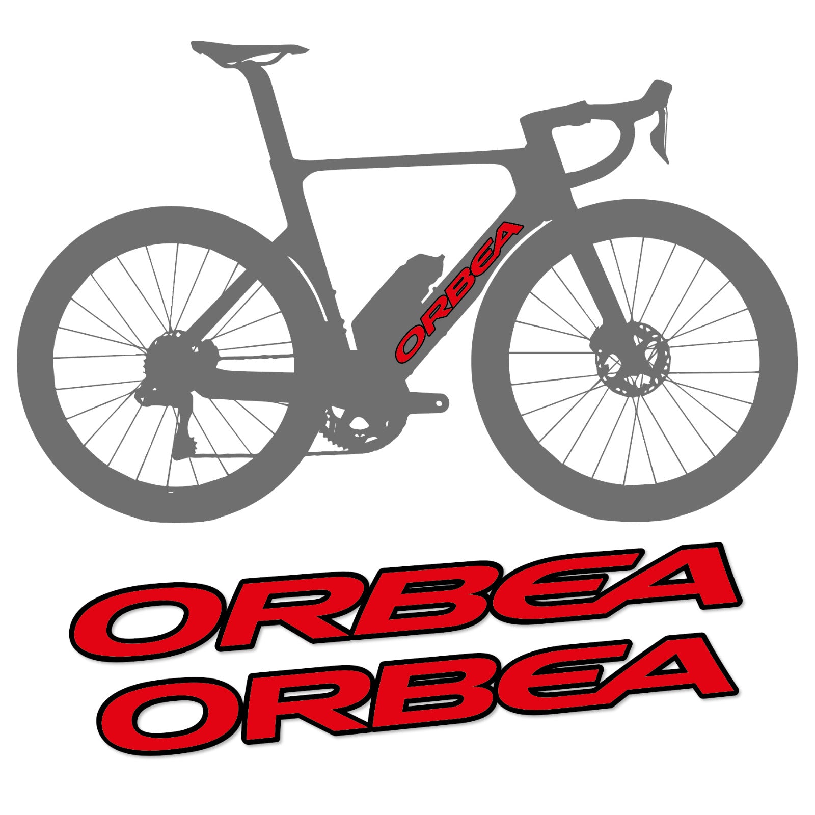 Decal Orbea Orca Aero 2023, Frame, bike sticker vinyl – custombikedecal