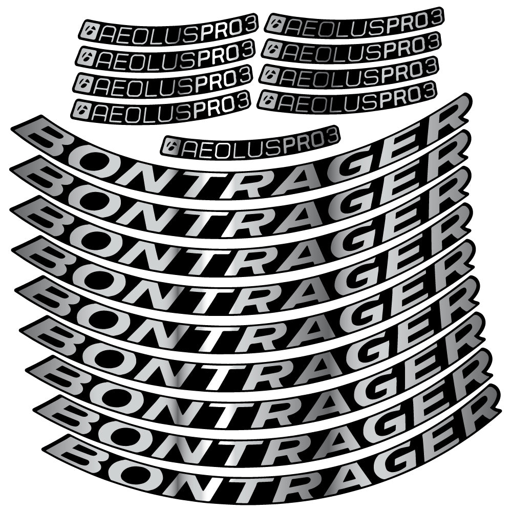 Decal Bontrager Aeolus Pro 3 TLR, Road Wheel 34mm, Sticker Vinyl ...